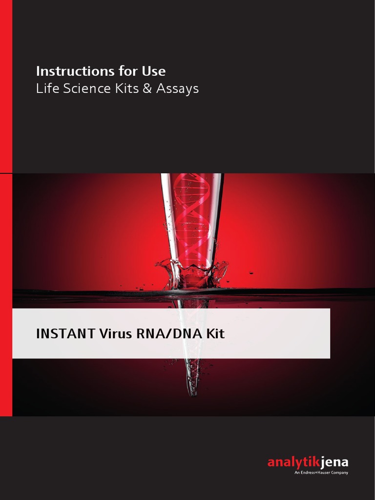 Instructions For Use Life Science Kits & Assays: Instant Virus Rna/Dna ...