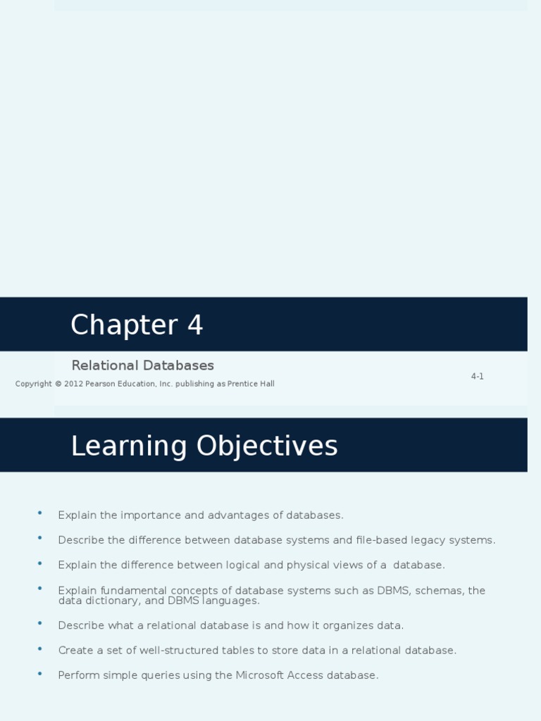 Ais Chap4 | Download Free PDF | Relational Database | Databases