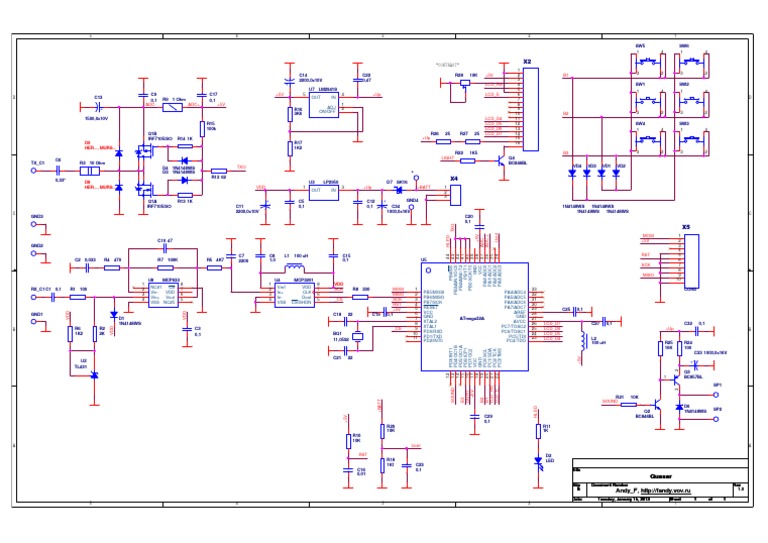 Quasar AVR Shematic Diagram PDF | PDF