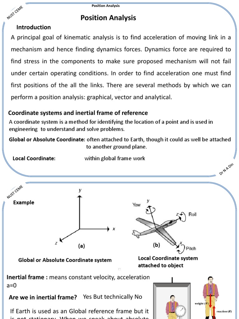Position Analysis Introduction | PDF | Euclidean Vector | Acceleration