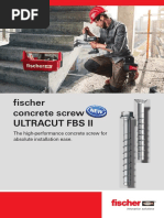 Fischer Anchor Bolts Data Sheet | PDF | Screw | Drill