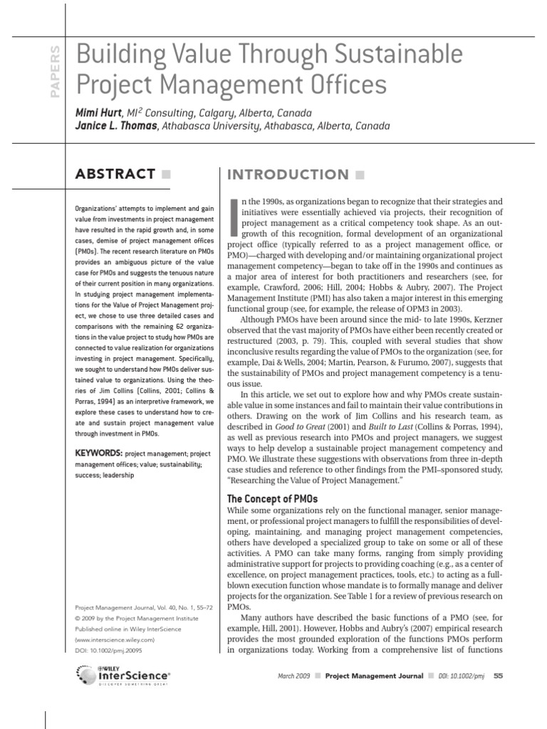 Building Value Through Sustainable | PDF | Project Management | Mentorship
