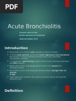 Pediatric Bronchiolitis Guide | PDF | Pneumonia | Hypoxia (Medical)