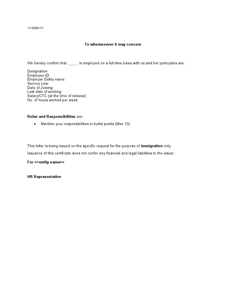 Employee RR Template | PDF