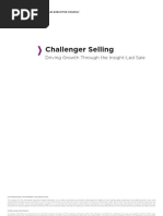 The Challenger Sale | PDF | Sales | Mindset