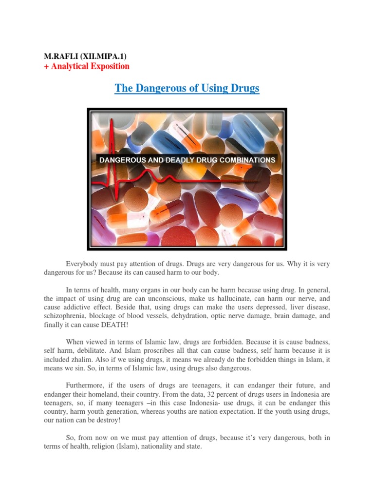 Dangers of Drug Use: Health & Faith | PDF
