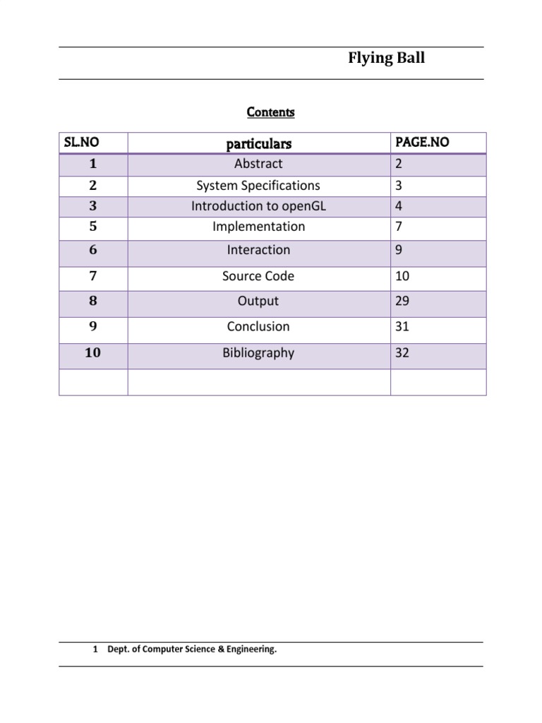 Free Flying Ball Computer Graphics Project Report | PDF | Shader ... Free Flying Ball Computer Graphics Project Report | PDF | Shader ...