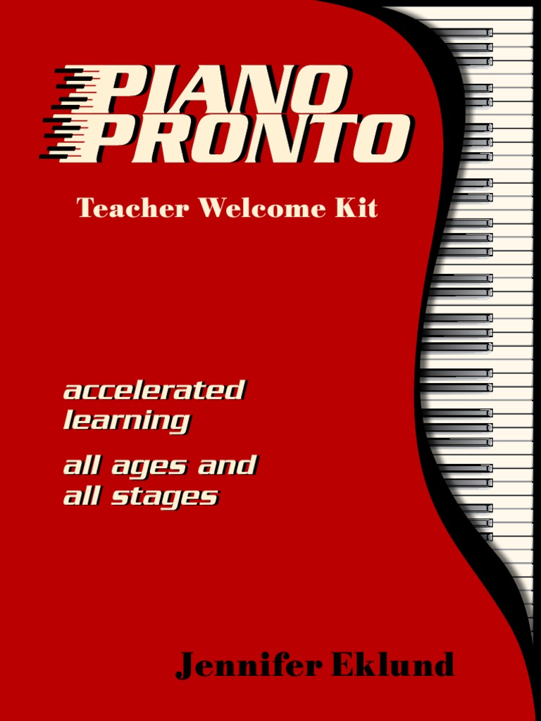 Piano Pronto Teacher Welcome Kit 2019 PDF | PDF | Piano | Musical ...