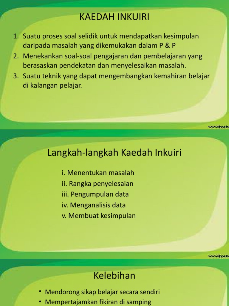 Kaedah Inkuiri | PDF