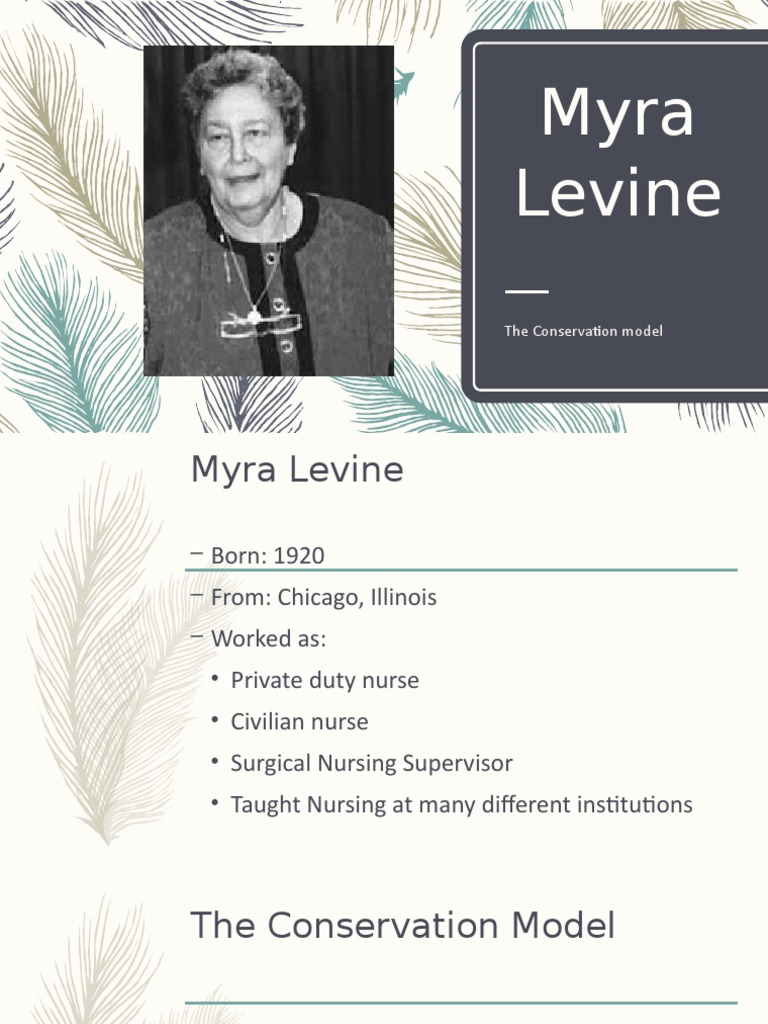 Myra Levine: The Conservation Model | PDF