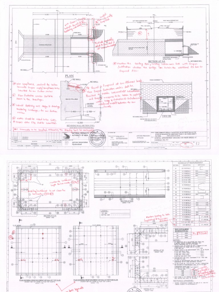 Drawing of Minor Bridge | PDF
