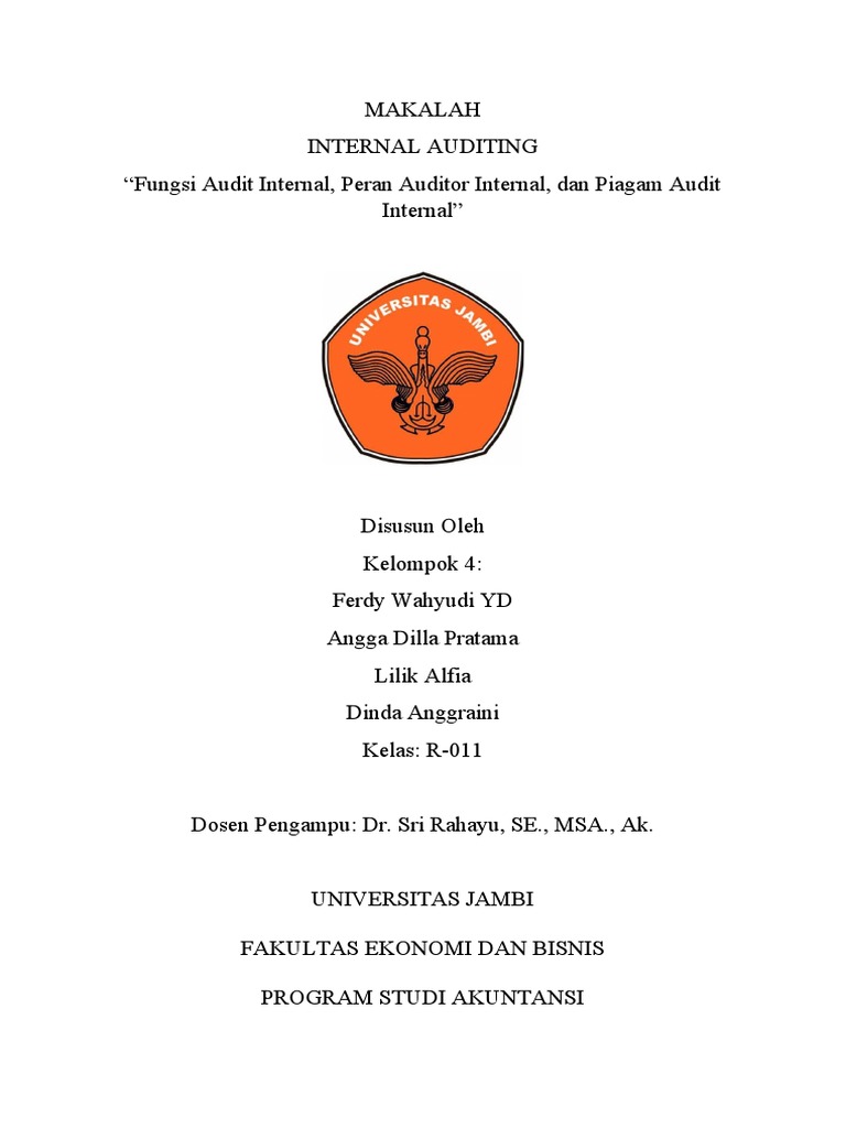 Peran dan Fungsi Audit Internal | PDF