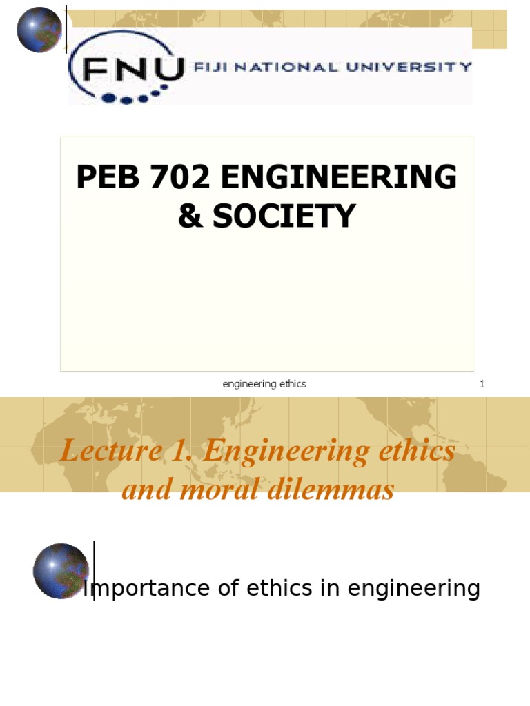 Lecture 1 Introduction - Engineering Ethics | PDF | Morality | Value (Ethics)