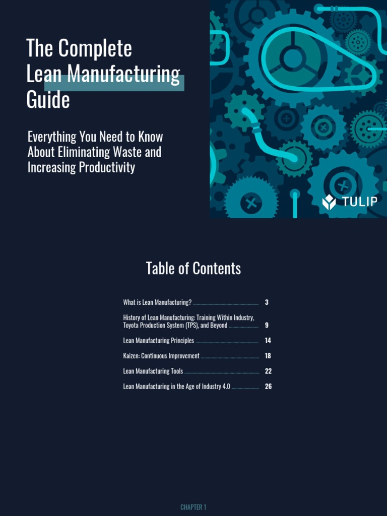 Lean Manufacturing Guide Updated | PDF | Lean Manufacturing | Systems ...