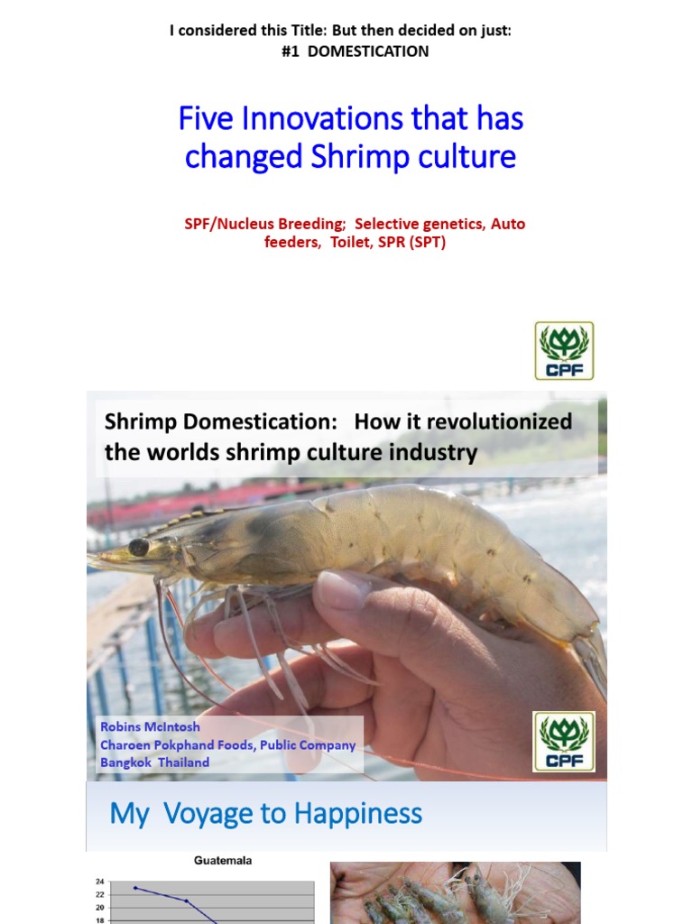 Robins McIntosh CPF Presentation PDF | PDF | Selective Breeding | Biology