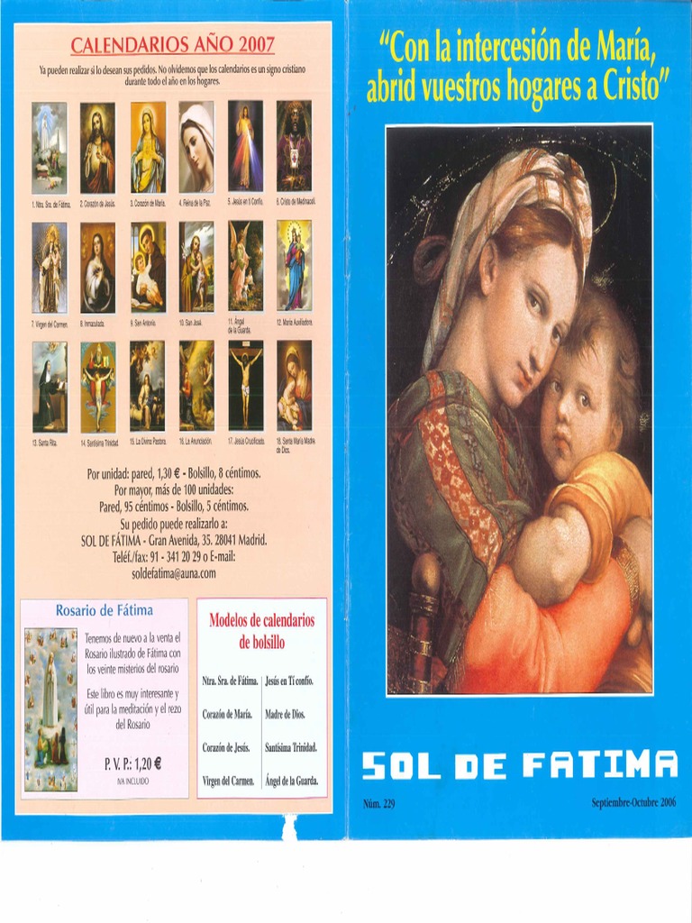 Revista Sol de Fatima Nº 229 | PDF
