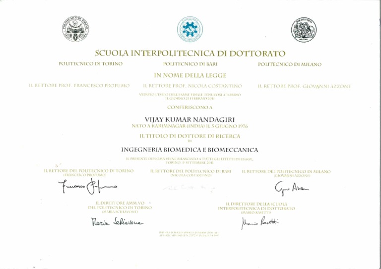 PHD Certificate PDF | PDF