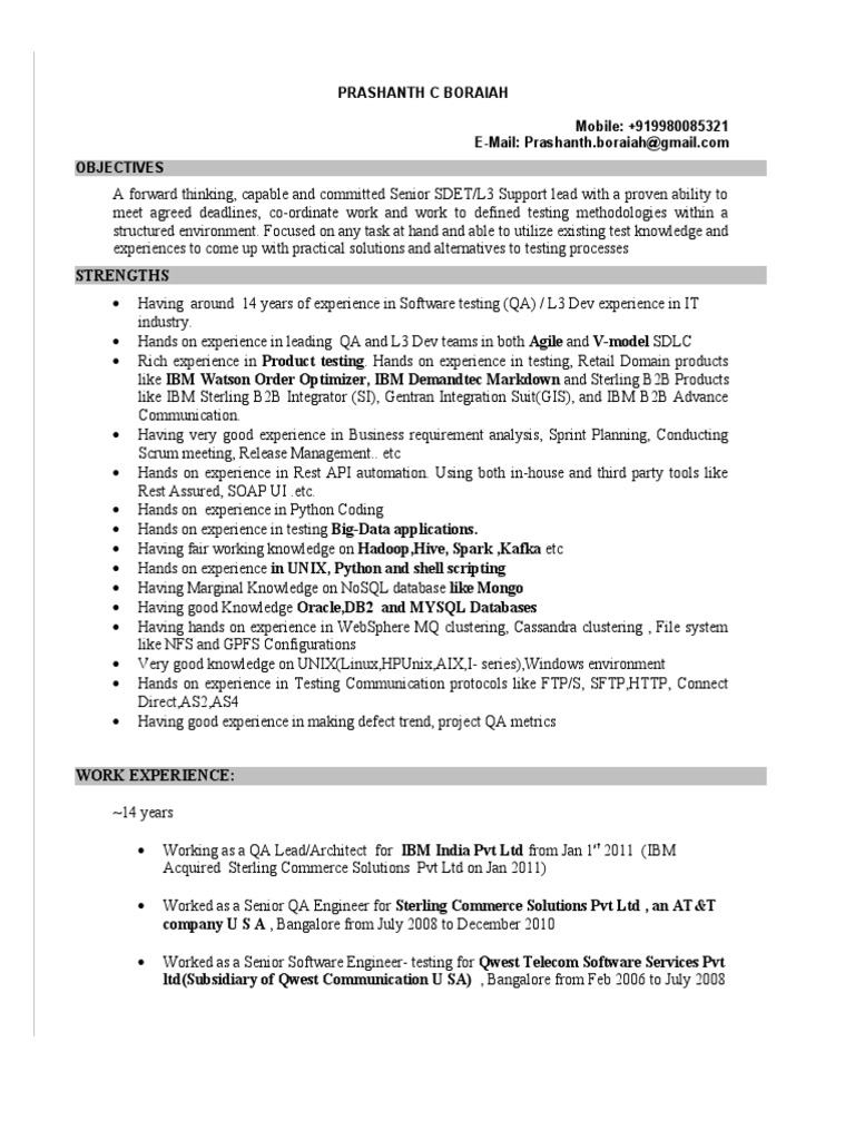 Prashanth Boraiah | PDF | Web Service | Operating System