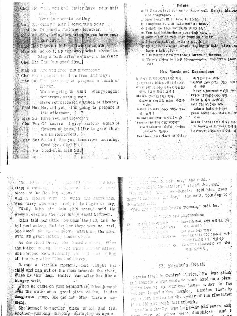 North Korean English Language Textbooks, 1990s | PDF