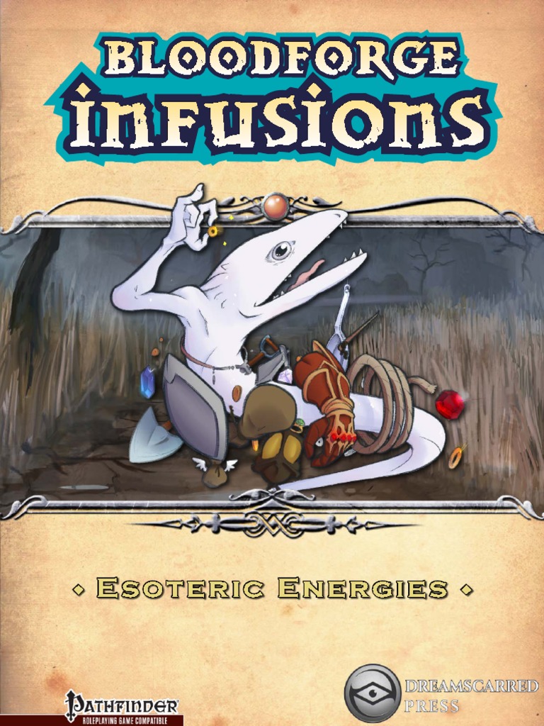 Bloodforge Infusions - Esoteric Energies | PDF | General Fiction