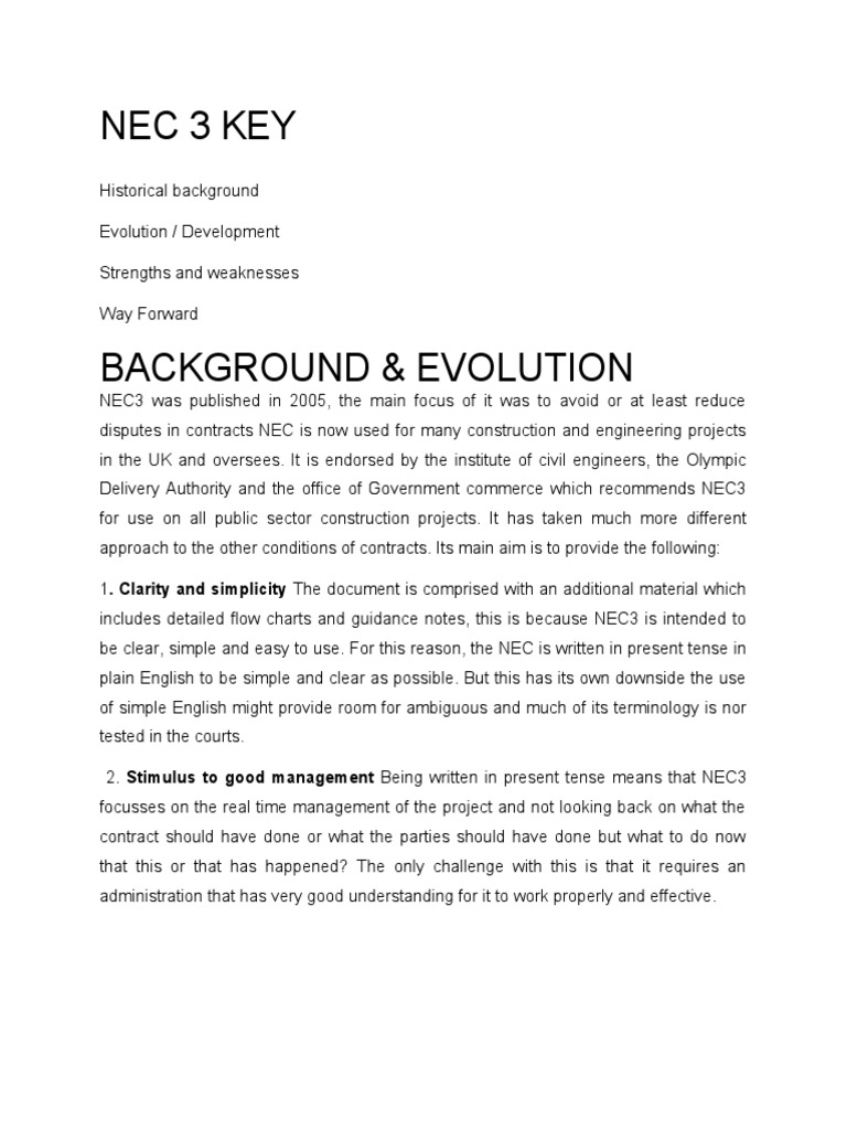 Nec 3 Key | PDF | Government | Social Institutions