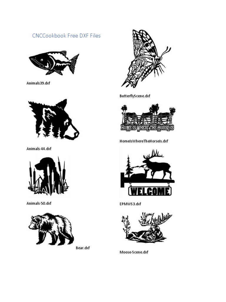 CNCCookbook Free DXF Files PDF | PDF | Young Adult