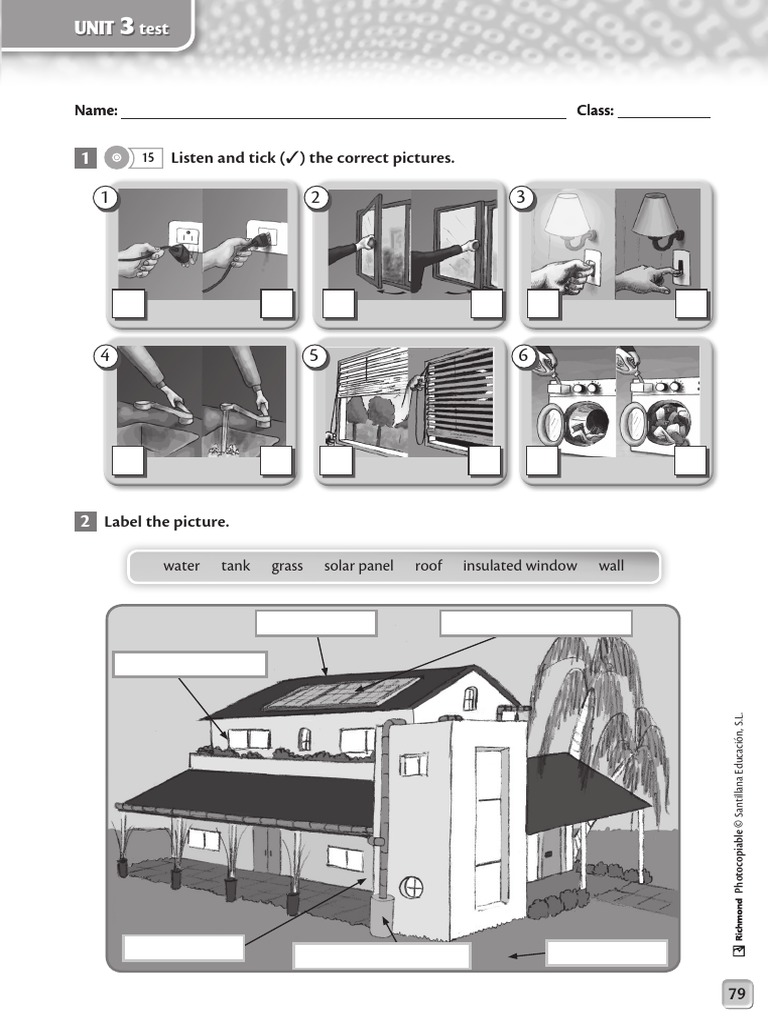 Wonder 6 Unit 3 Test PDF | PDF | Building Engineering | Art Media