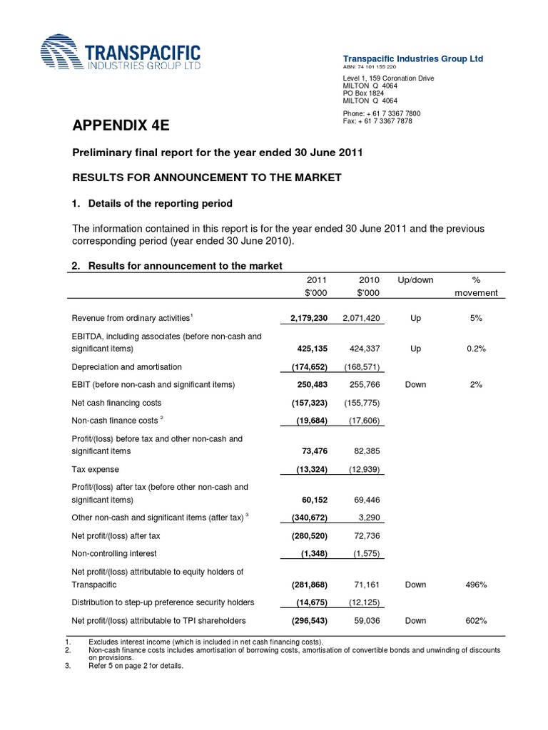 TPI234444 | PDF | Dividend | Chief Financial Officer