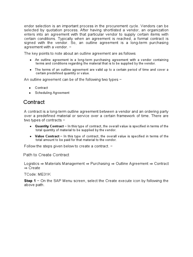 Contract: Path To Create Contract | PDF | Business