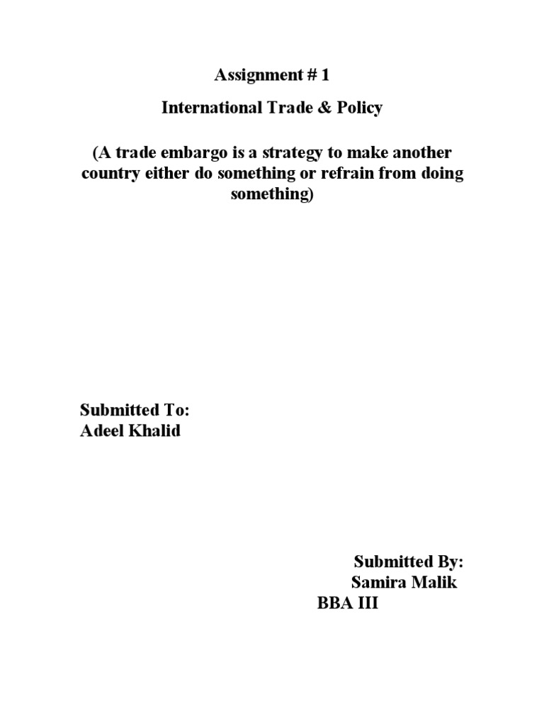 Trade | PDF | Trade | International Trade