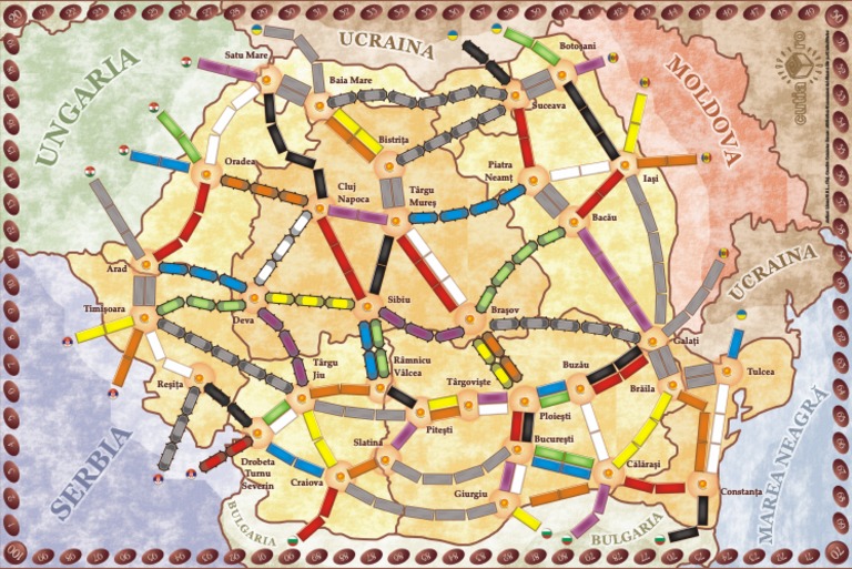 Ticket To Ride Romania PDF | PDF | Sports