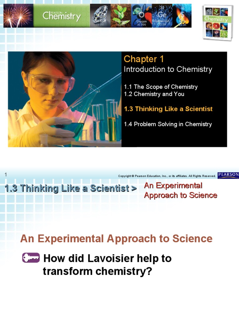 Pearson Chemistry Teaching | PDF | Hypothesis | Experiment