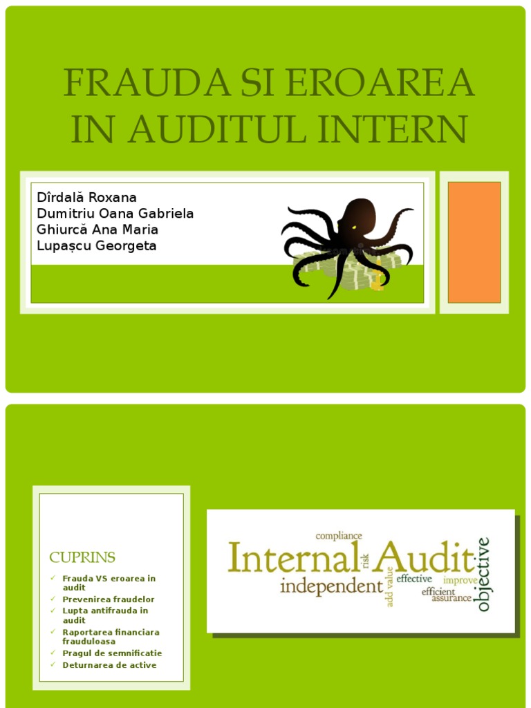 Frauda in Audit | PDF