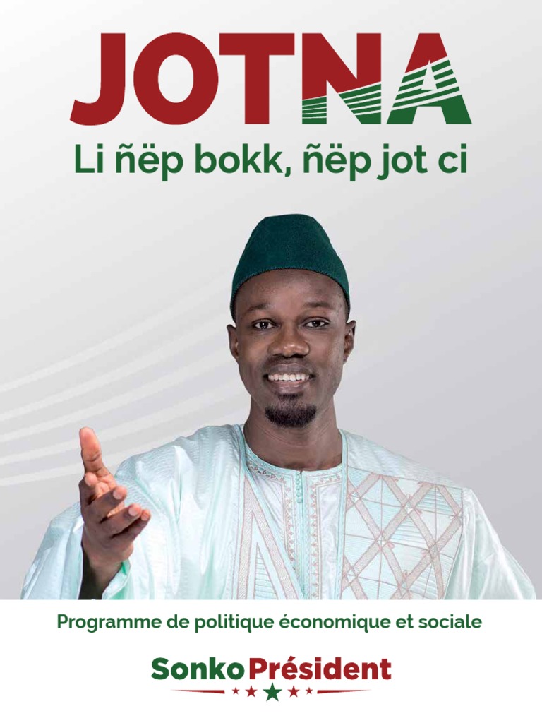Programme Jotna PDF | PDF | Sénégal | Constitution