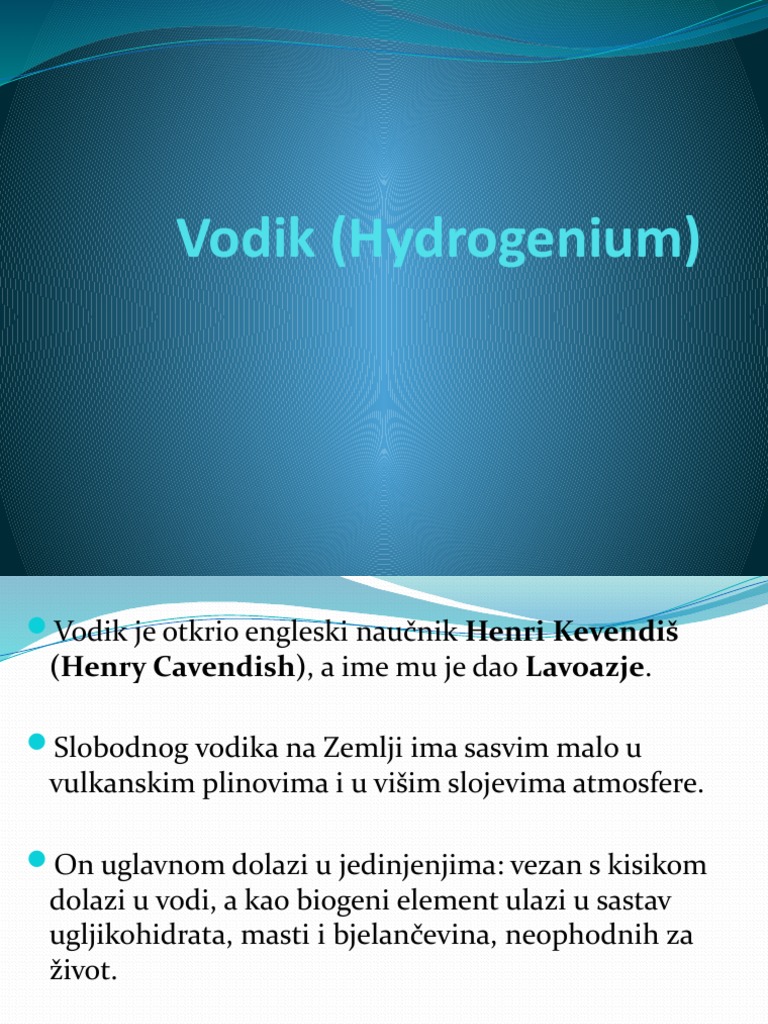 Vodik | PDF