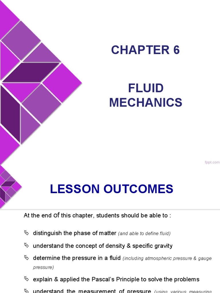 Chapter 6 - Fluid Mechanics - Updated | PDF | Buoyancy | Pressure