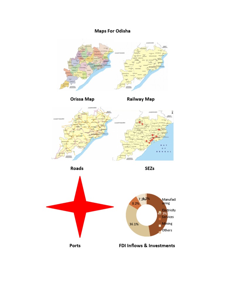 Maps For Odisha: 8.2% 7.2% 1.2% Manufact Uring Electricity Services ...
