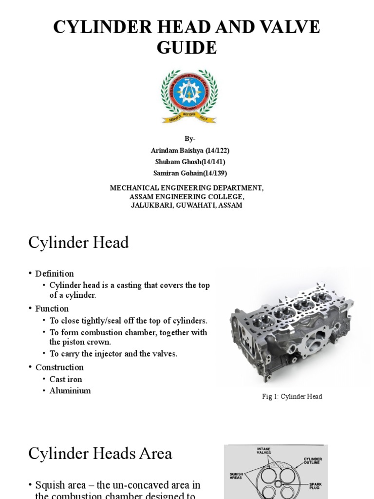 Cylinder Head and Guide Valves | Download Free PDF | Transportation ...