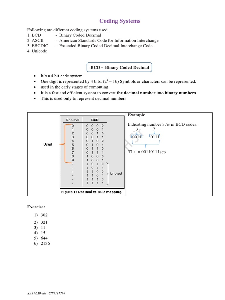 EBCDIC: Overview and Applications | PDF | Ebcdic | Binary Coded Decimal