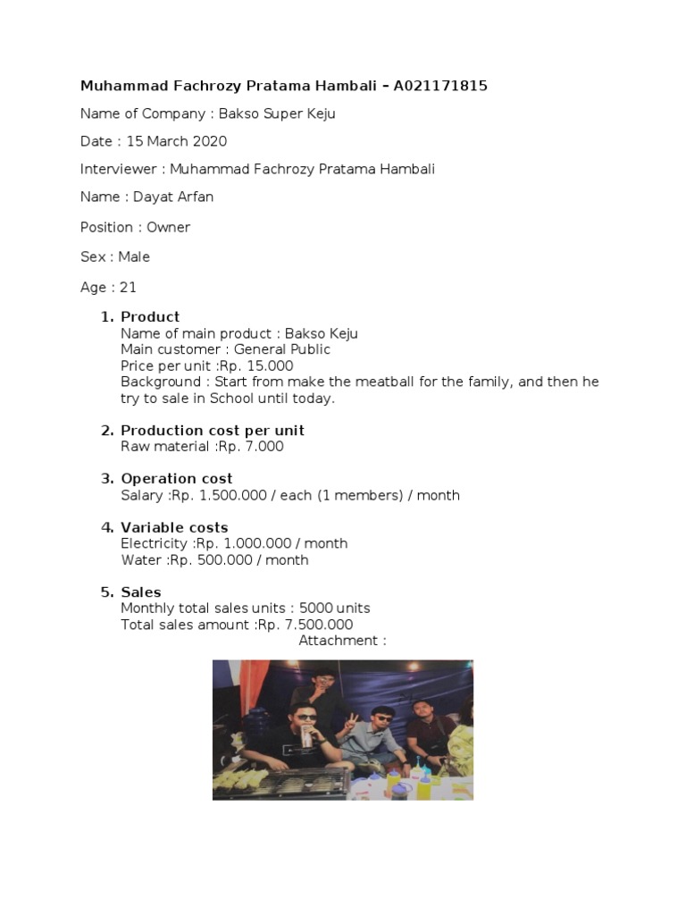 Muhammad Fachrozy Pratama Hambali - A021171815 | PDF