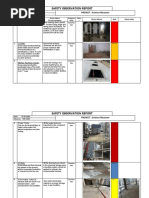 Site Observation Report | PDF | Safety | Business