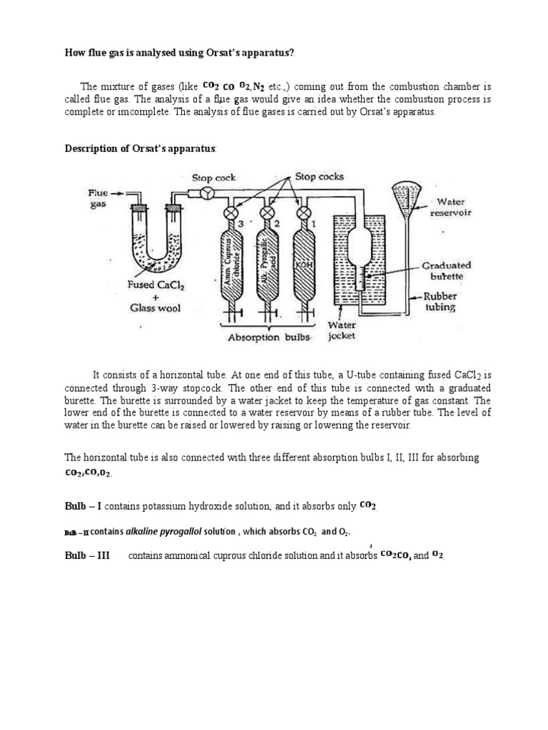 Flue Gas and Otto Hoffman by Product Process | PDF | Gases | Combustion
