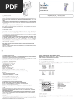 Berrcom JXB-178 Thermometer Guide | PDF | Thermometer | Temperature