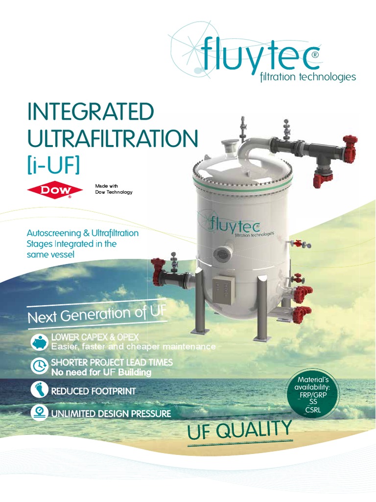 Integrated Ultraf Iltration: Uf Quality | PDF | Membrane | Civil ...