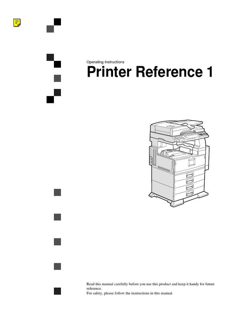 Printer Reference 1: Operating Instructions | PDF | Microsoft Windows | Windows 2000
