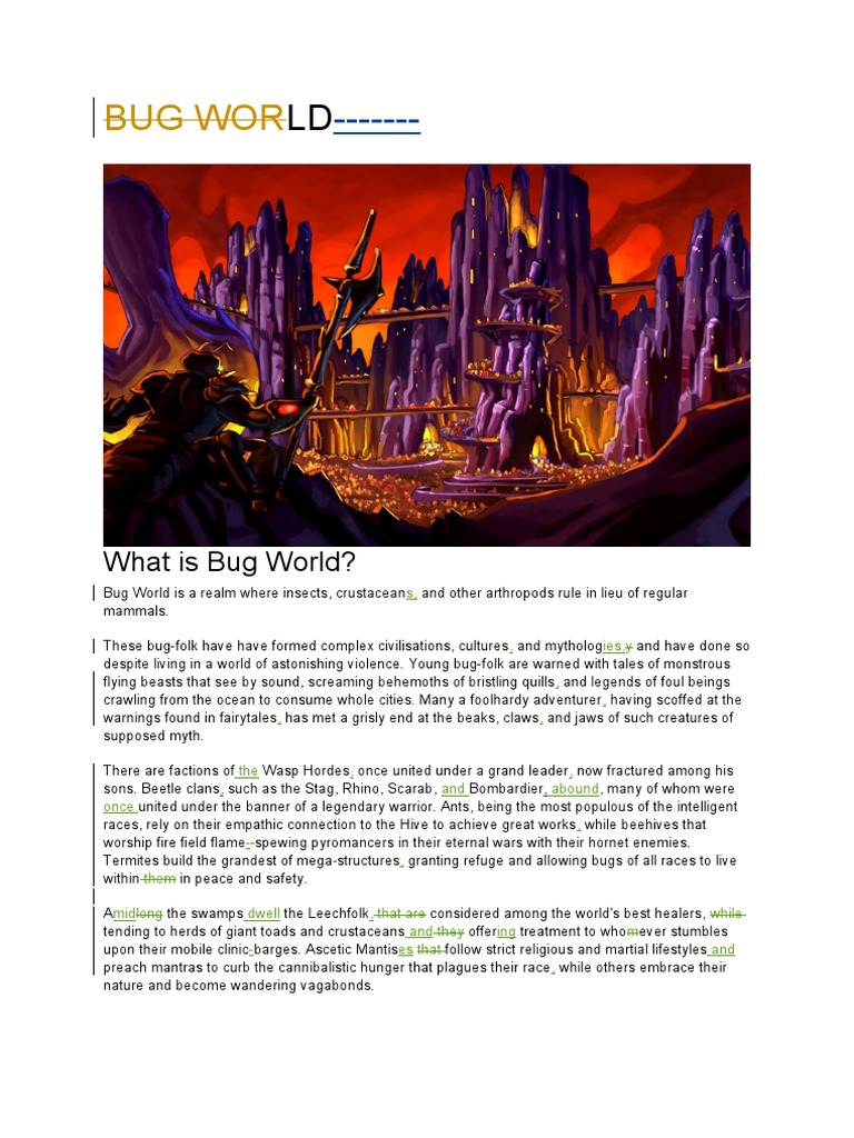 Bug World | PDF | Alchemy | Ant
