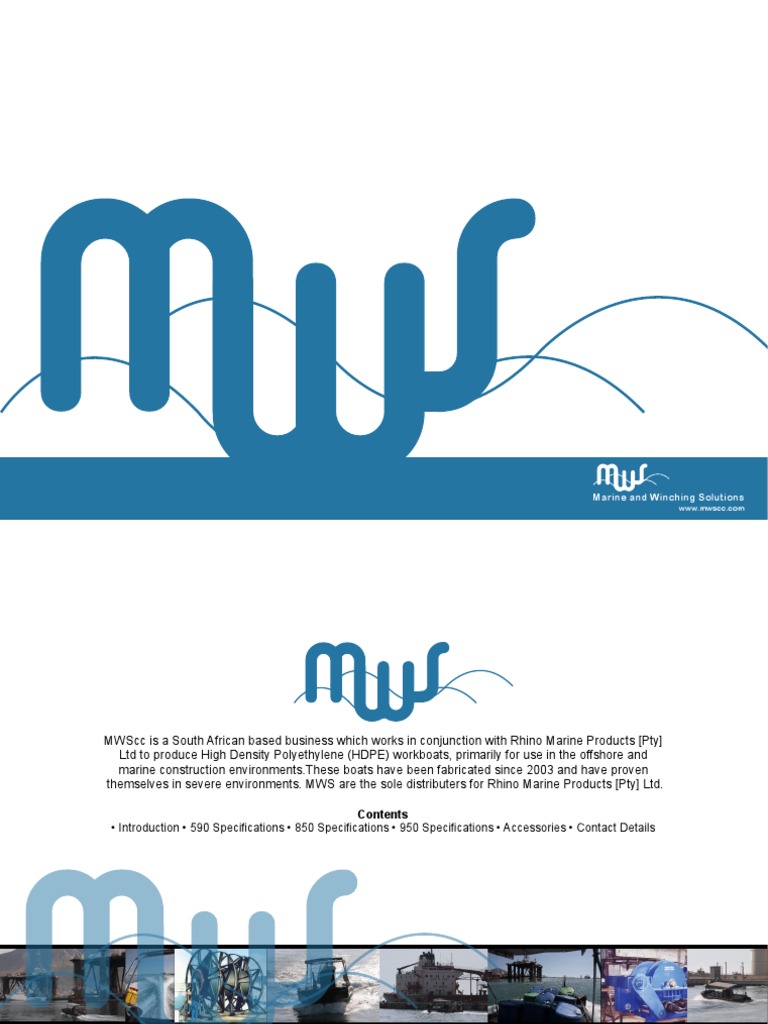 HDPE Workboats for Marine Construction | PDF | Boats | Marine Propulsion
