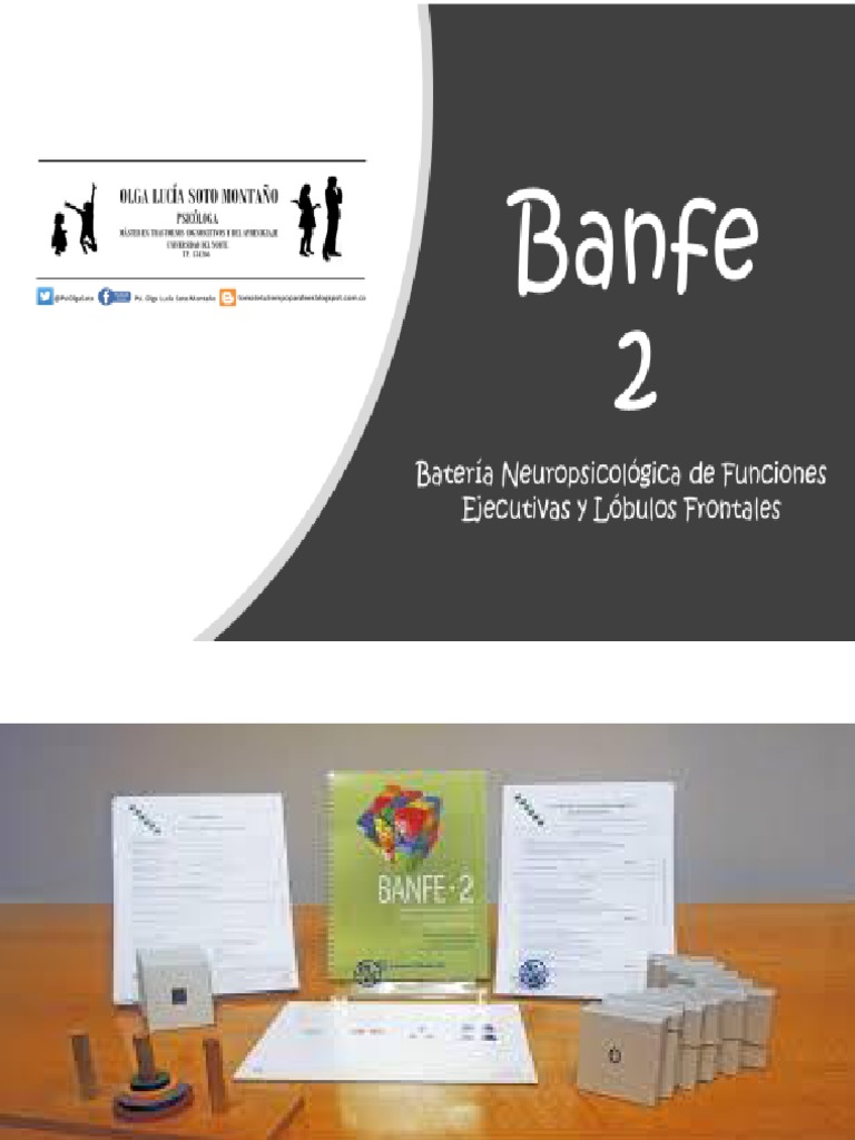 Batería Neuropiscológica de Funciones Ejecutivas y Lóbulos Frontales BANFE 2 | PDF | Corteza ...
