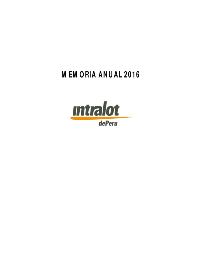 Intralot - La Tinka | PDF | Estado de resultados | Perú