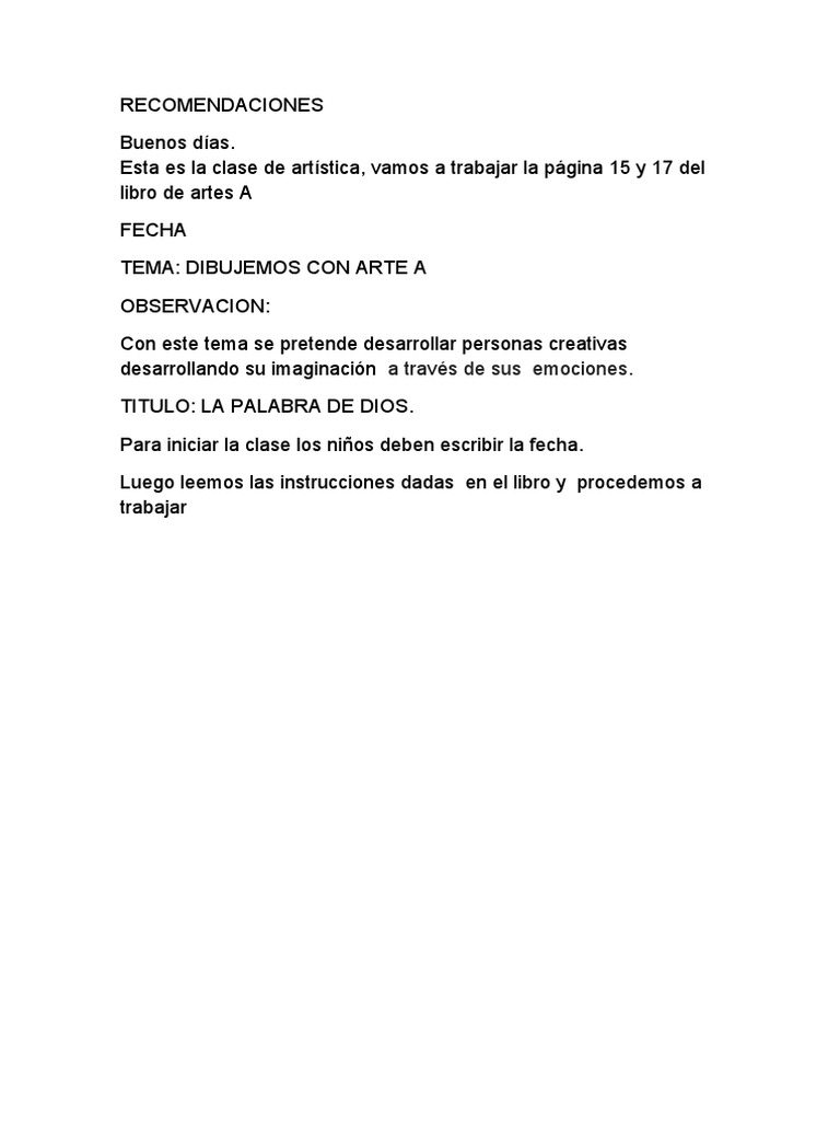 Desarrollando la imaginación y creatividad a través del arte | PDF